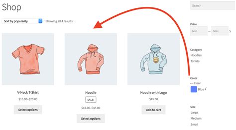 Product Filter Attributes Documentation WooCommerce