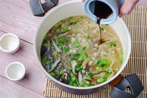 Japanese Mushroom Soup Recipe With Enoki And Shiitake
