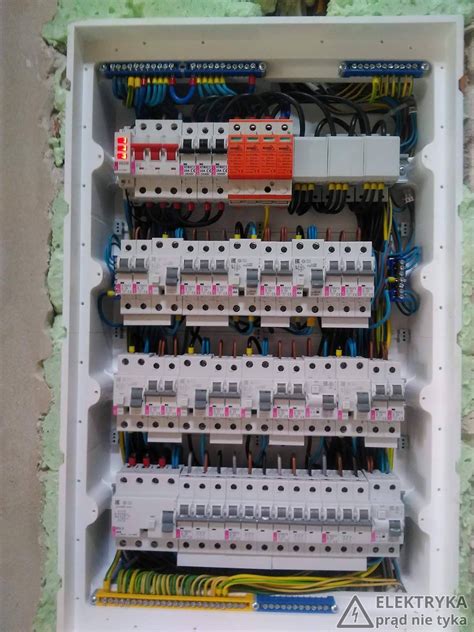 rozdzielnica Elektryka Prąd Nie Tyka instalacje elektryczne w praktyce