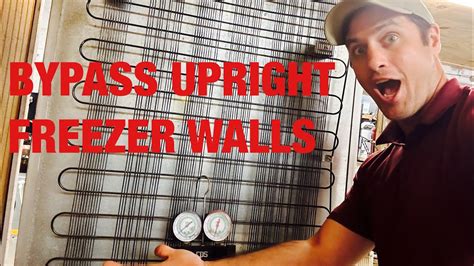 How To Fix A Freon Leak In The Walls Of An Upright Frigidaire Freezer