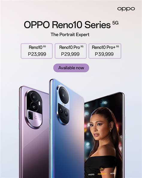 Shoot PROlevel Portraits With OPPO Reno10 Series 5G Now Available