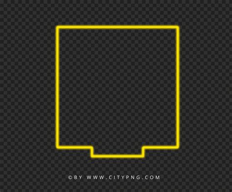 Abstract Curved Yellow Lines Borders Frame HD PNG Citypng
