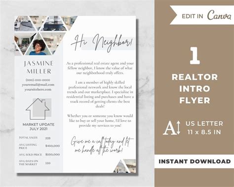 Real Estate Agent Intro Letter Realtor Introduction Real Estate Agent