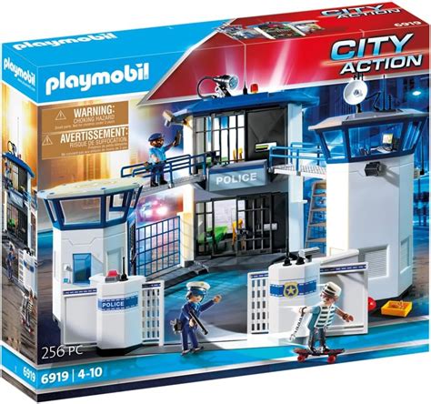 PLAYMOBIL City Action 6919 Comisaría de Policía con Prisión A Partir