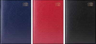 2025 A5 Appointment Diary Week To View Hardback Casebound Organiser
