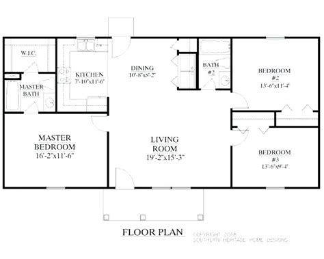 2000 Sq Ft Ranch Open Floor Plans Floorplans Click