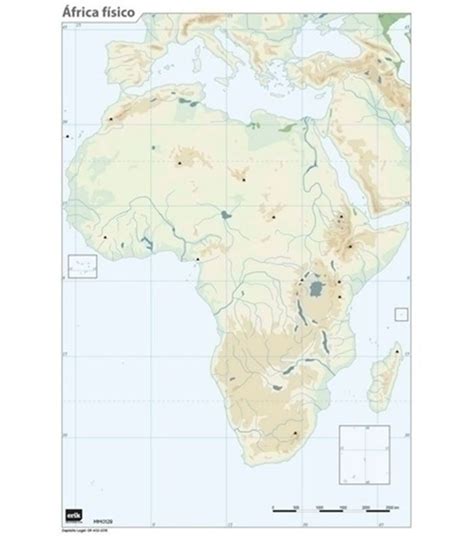 Mapa Mudo Africa Fisico Erik Mm