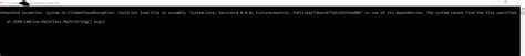 System IO FileNotFoundException Could Not Load File Or Assembly System