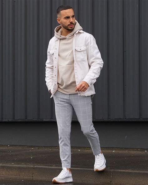 Arriba Imagen Outfit Abrigo Blanco Hombre Abzlocal Mx