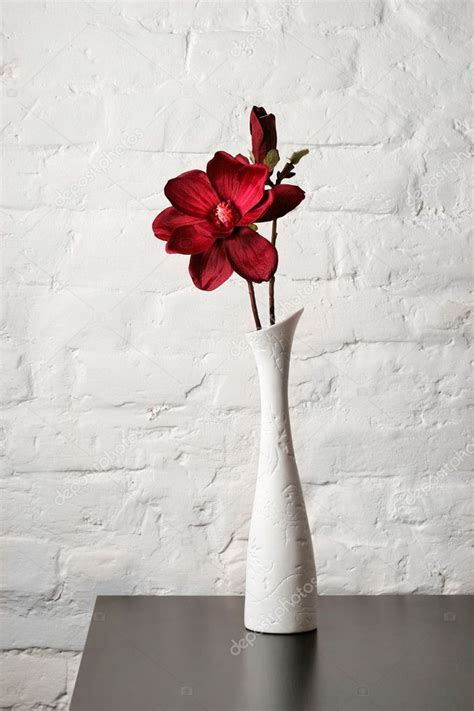 Flower In The White Vase Stock Photo Sponsored White Flower