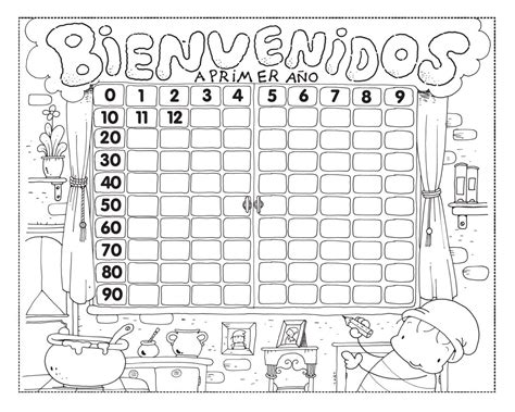 Números del 1 al 100 para colorear Imagui