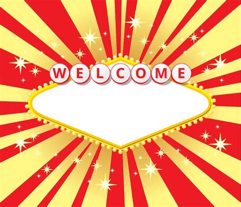 Fondo De Cartel De Bienvenida Vector Premium