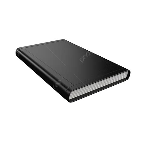 Ilustrasi Png Buku Hitam 3d Hitam Kreatif Modern PNG Transparan Dan