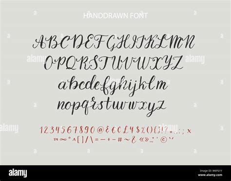 Cool Cursive Font Alphabet