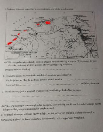 1 Wykonaj polecenia na podstawie poniższej mapy oraz tekstu z