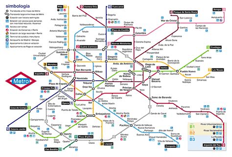 Plano Del Metro De Madrid