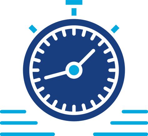 Stopwatch Glyph Two Color Icon 素材 Canva可画