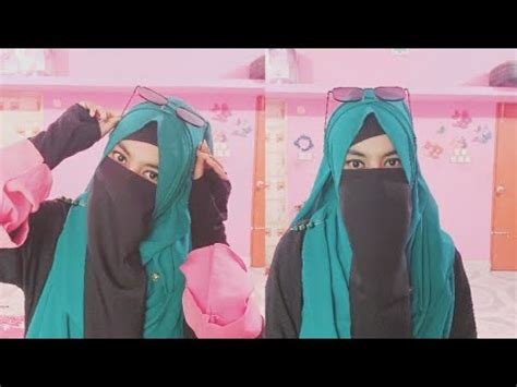 Full Coverage Hijab And Niqab Style With Glasses Hijabqueensabiha