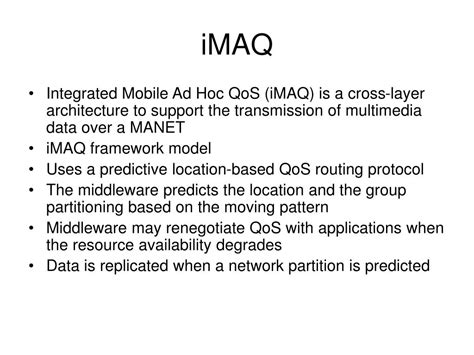 ppt qos in mobile ad hoc networks powerpoint presentation free download id 384209