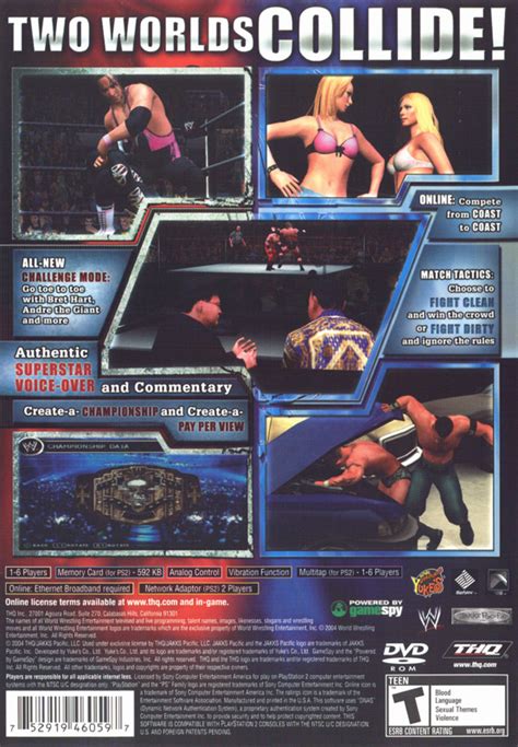 WWE Smackdown Vs Raw Cover Or Packaging Material MobyGames