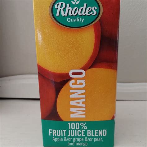 Rhodes Mango Juice Reviews Abillion