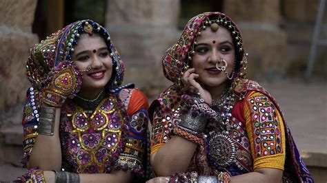 In Pictures Women Practice Garba Ahead Of Navratri Festival