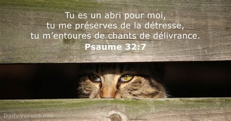 20 décembre 2023 Verset Biblique du Jour Psaume 32 7 DailyVerses net