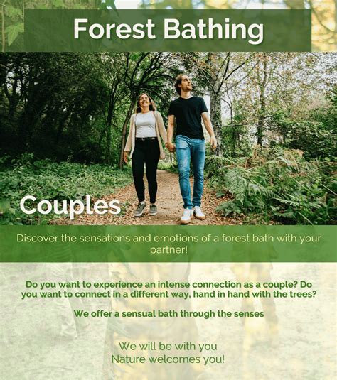 Couples Forest Bathing Biotop Natura