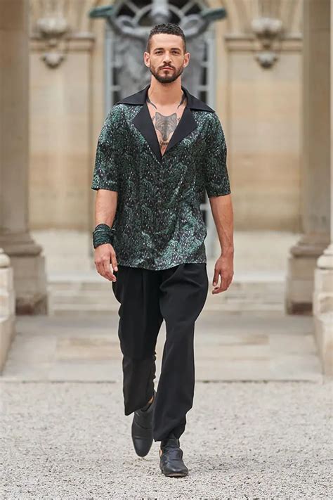 St Nian Paris Debuts Paris Fashion Week Men S With Light In The Forest
