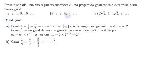 Atividade De Progressão Geométrica