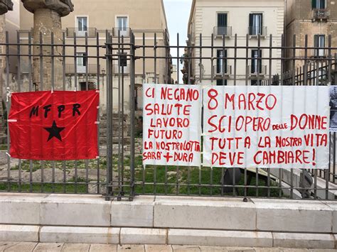 Tarantocontro Speciale 8 Marzo 1 Le Lavoratrici In Sciopero Delle