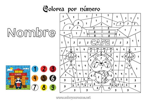 Dibujos Para Colorear N 250 Meros 4 Dibujos Para Cortar Y Colorear