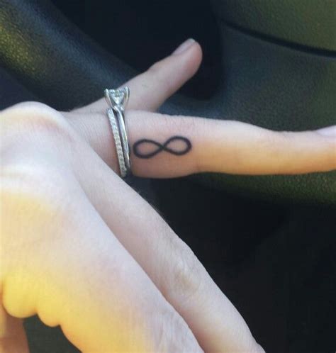 Infinity Tattoo On My Ring Finger