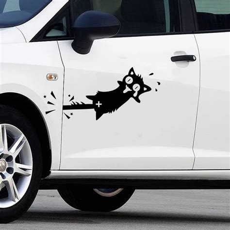 26 12 cm car styling moulage étanche chat motif autocollants de voiture