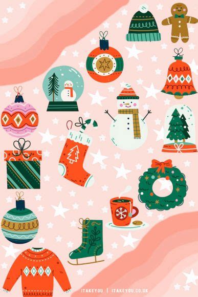 Preppy Christmas Wallpaper Ideas Christmas Pink Background I Take