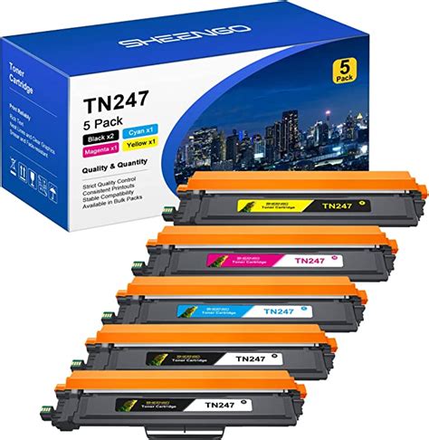 SHEENGO TN 243CMYK TN247 MFC L3750cdw Toner für Brother TN 243CMYK