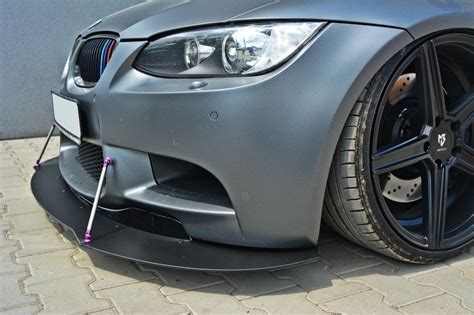 Splitter Przedni Racing BMW M3 E92 E93 Przedlift ABS Gloss Black