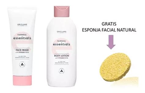 Set Essentials Oriflame Gel Limpiador Facial Loci N Corporal