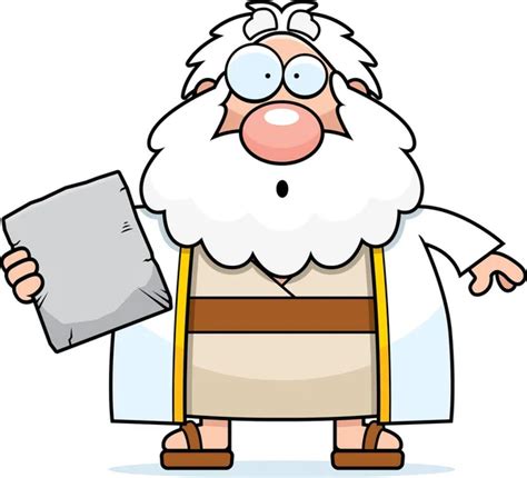 Moses And The Ten Commandments Clipart