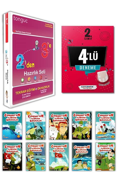 Tonguç Yayınları 2 den 3 e Hazırlık Seti 2 sınıf 4 lü Deneme Sınavı