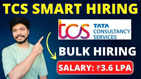 Tcs Smart Hiring Tcs Recruitment It Jobs Mega Hiring
