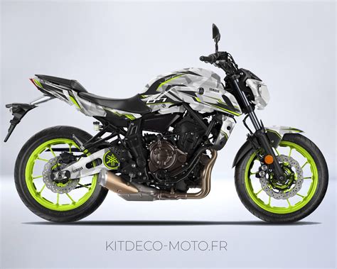 Kit D Co Yamaha Mt Camouflage Jaune Boutique Kit D Co Moto