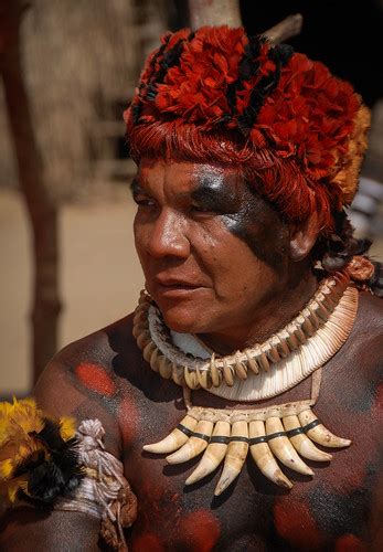 Yawalapiti Pirakuman Grand Leader Yawalapiti Parc Du Xingu Flickr