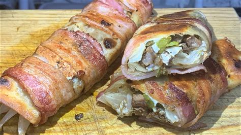 Burritos De Carne Asada Envuelto Con Tocino YouTube