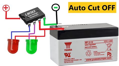 New Auto Cut Off 12 Volt Battery Charger Circuit Lm393 Artofit