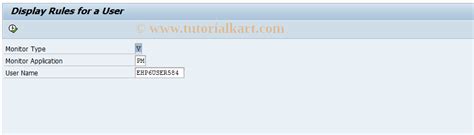 FCOM RULE USER PMV SAP Tcode Display Rule For A User Transaction Code