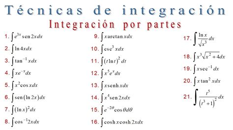 Integrales Por Partes Ejercicios Hot Sex Picture