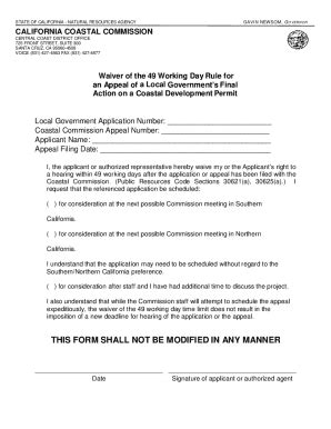 Fillable Online Documents Coastal Ca F18a CALIFORNIA COASTAL