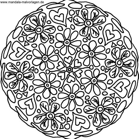Mandalas Zum Ausmalen Schwer Kinder Ausmalbilder