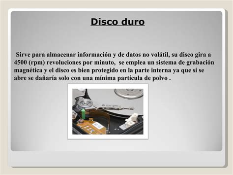 Partes Del Disco Duro PPT